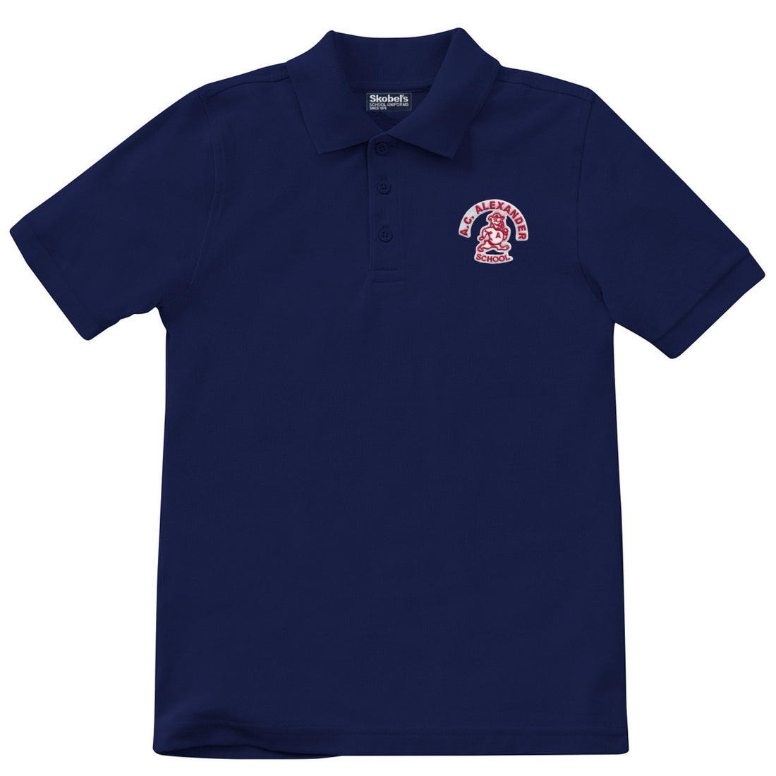 A.C. Alexander Elementary Polo - Navy – Skobel's School Uniforms