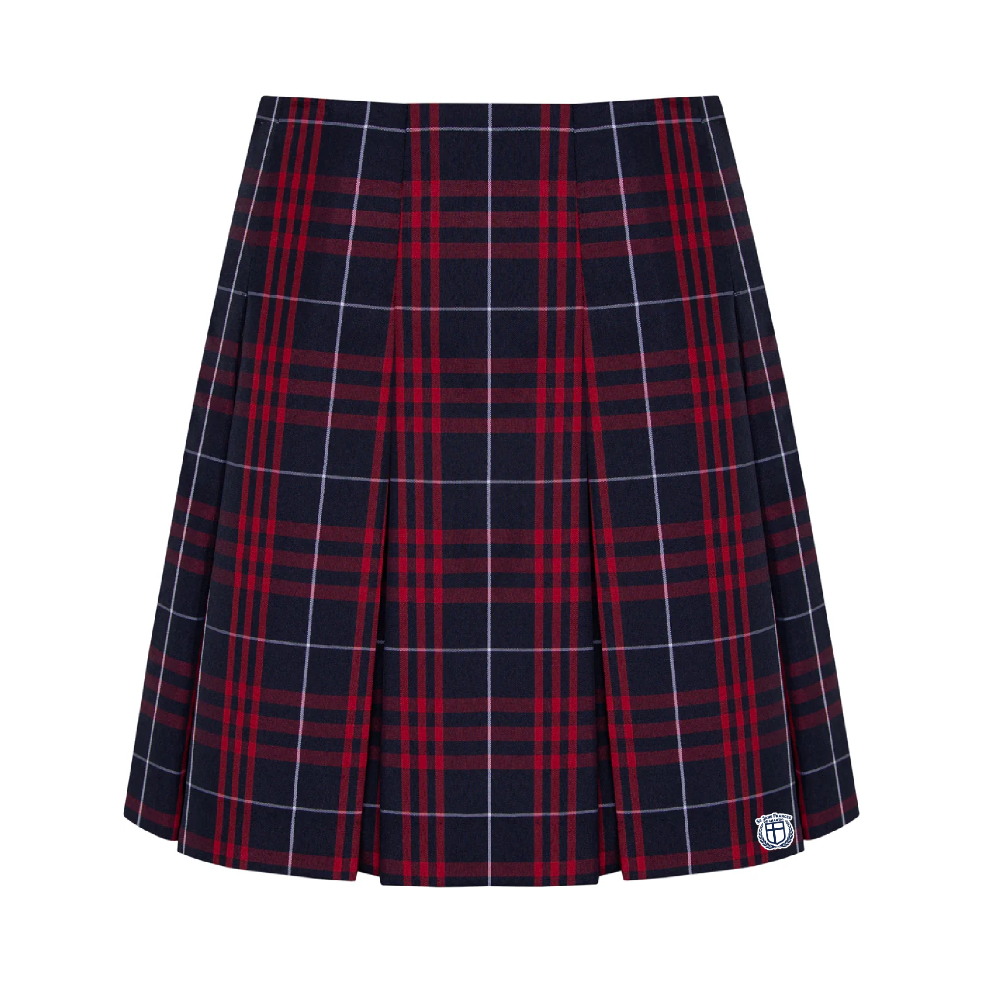 Hamilton Plaid Side Two Pleat Scooter Skirt (CA) with St. Jane Frances ...