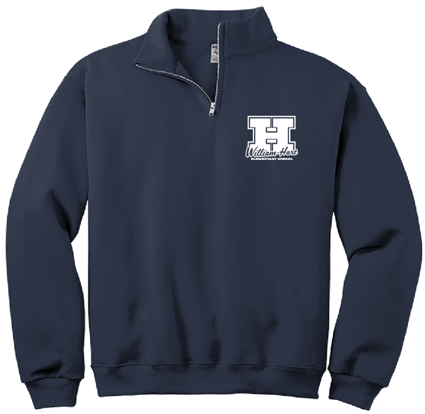 William Hart 1/4 Zip Sweatshirt - Navy - All Grades – Skobel's School ...
