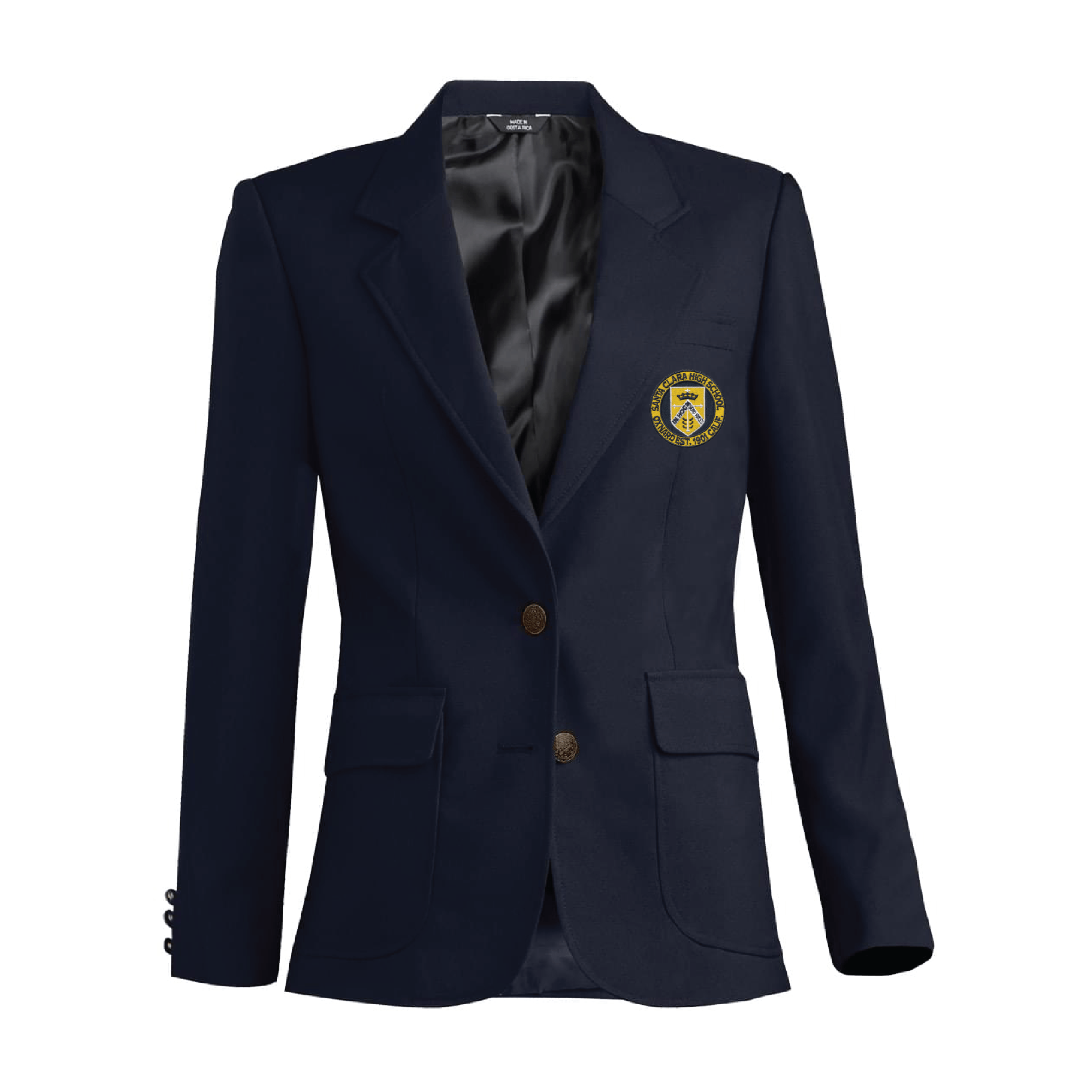 Santa Clara High School Blazer - Girls - Navy – Skobel's School Uniforms