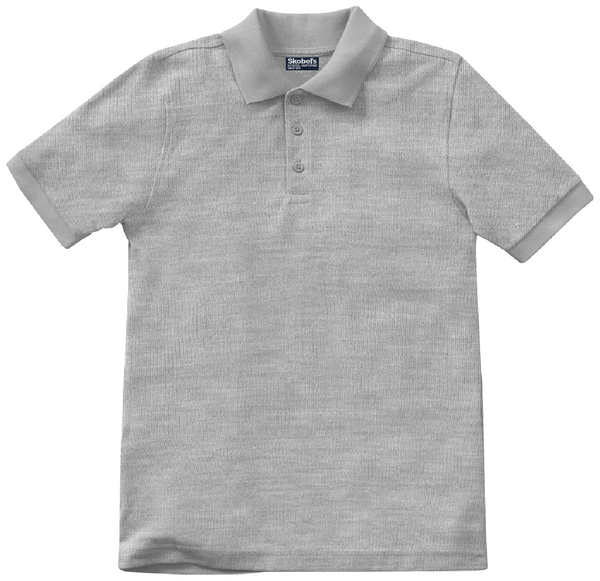 Plain Polo - Gray – Skobel's School Uniforms