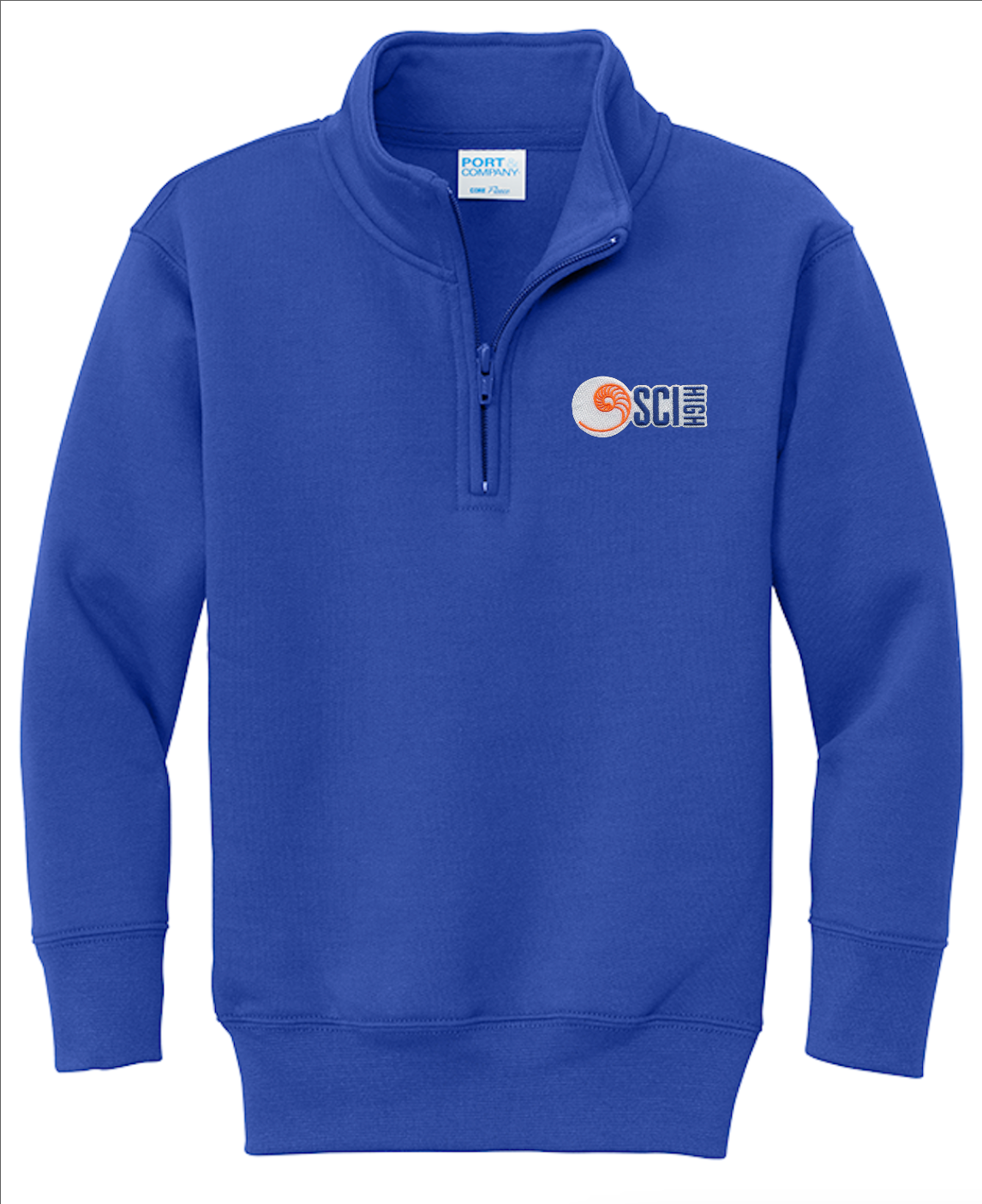 New Orleans Charter Science and Mathematics HS 1/4 Zip Sweatshirt w/ S ...