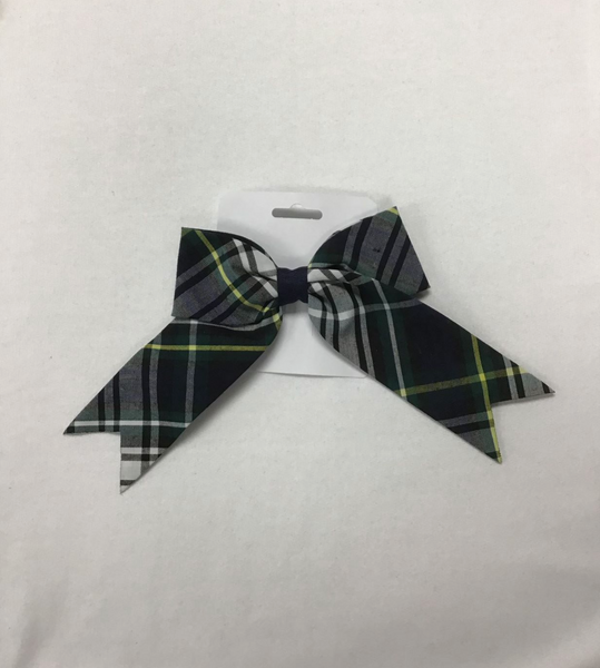 DISCOVERY SCHOOLS JUMBO SIZE PLAID BOW W/TAILS – Skobel's School Uniforms