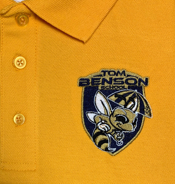 Tom Benson Gold Polo - 8th Grade – Skobel's School Uniforms